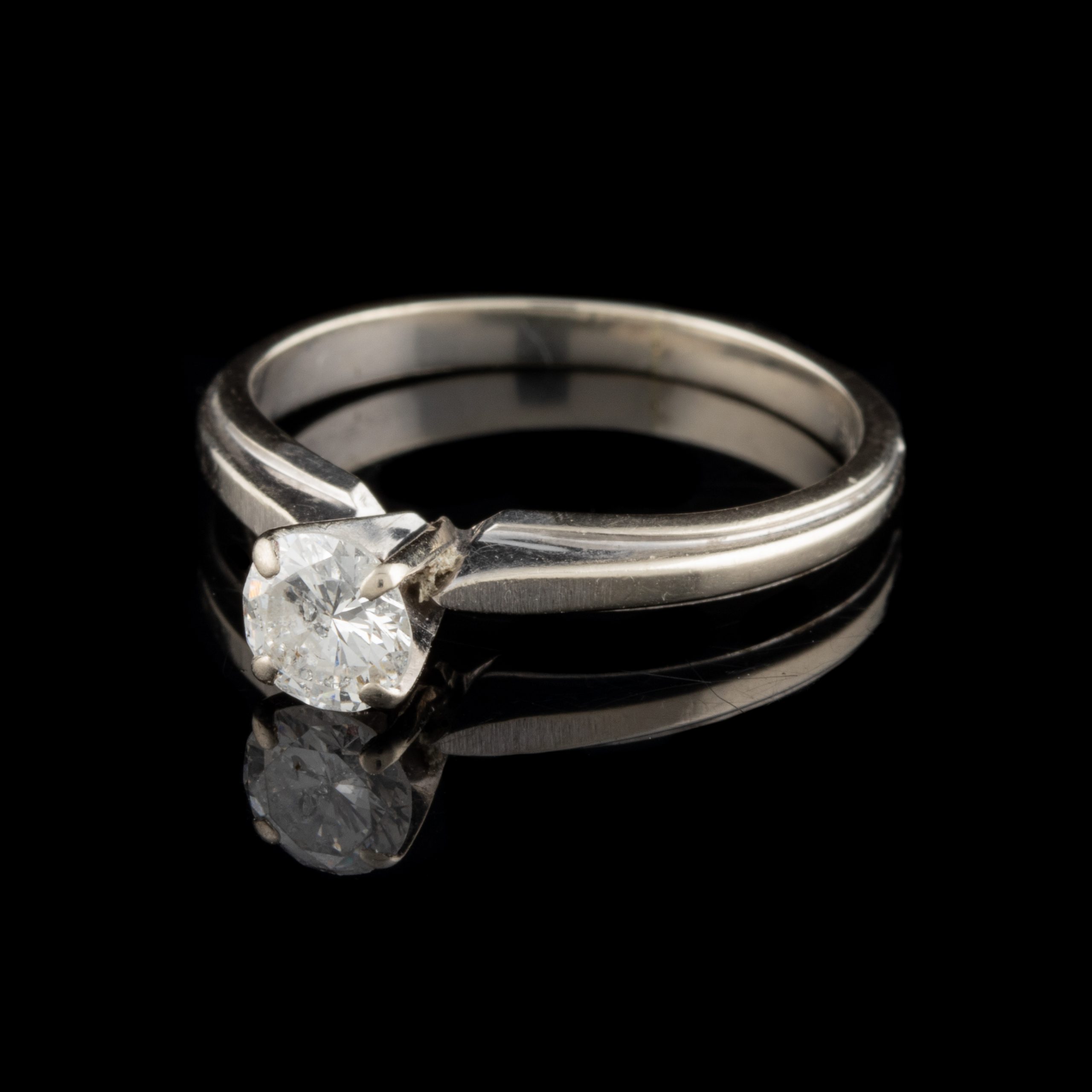 Pre-Owned 10K One Third Carat Diamond Solitaire Ring