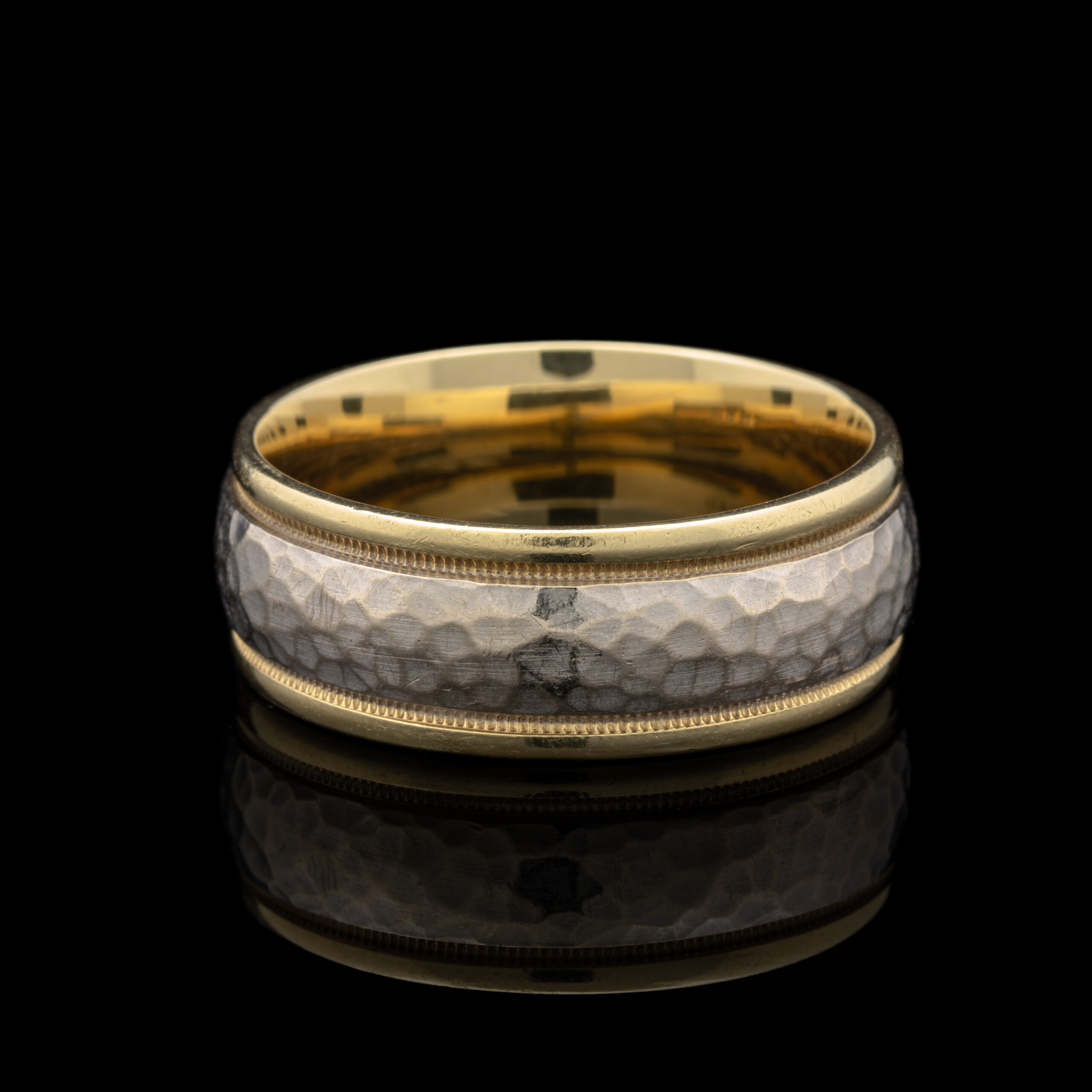 Frederick Goldman Pre-Owned 14K Hammered Wedding Band